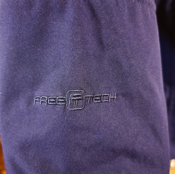Free Tech | Jackets & Coats | Blue Free Tech Light Jacket With Hood ...